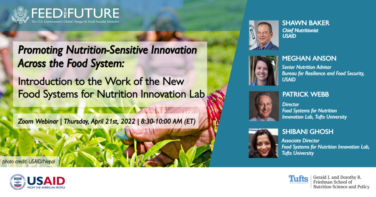 Promoting Nutrition-Sensitive Innovation Across The Food System ...